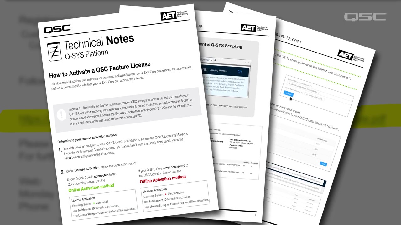 Course: Q-SYS QuickStarts